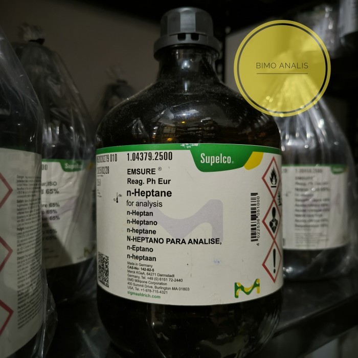 Jual N-HEPTANE / HEPTANA / HEPTANE / C7H16 PRO ANALIS MERCK 104379 2,5L ...