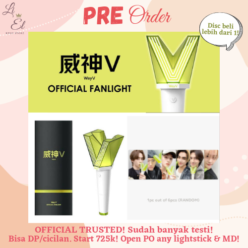 Jual PO/Ready WayV Official Lightstick Fanlight - Open request pre order online offline store ...