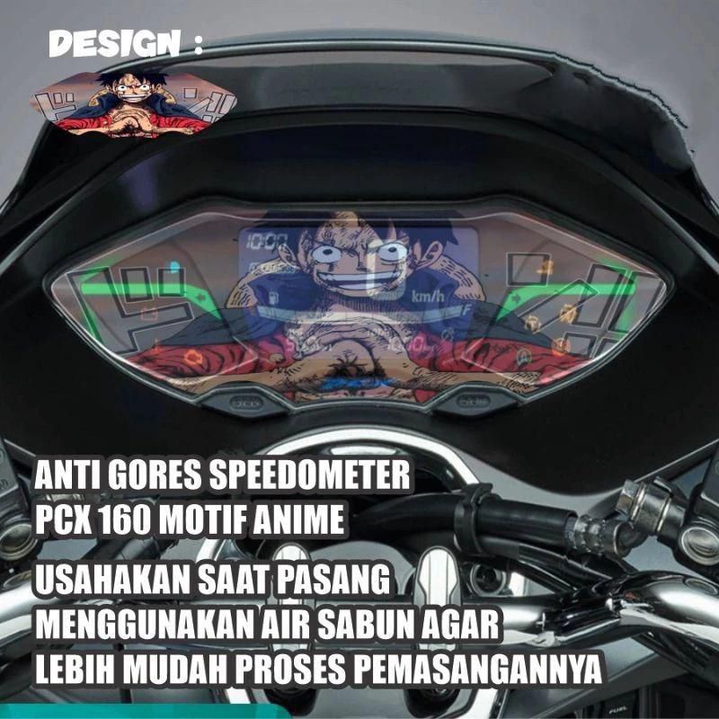 Jual STIKER ANTIGORES SPEEDOMETER UNTUK HONDA PCX 160 Anime | Shopee ...