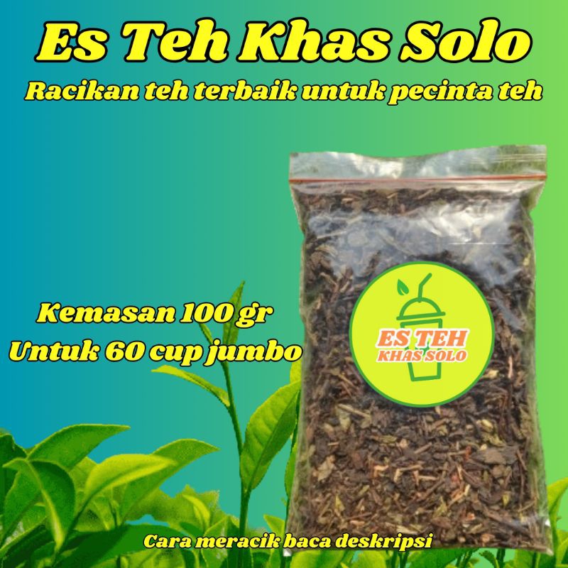 Jual Paket Racikan Teh khas Solo untuk jualan es teh viral(100 gr ...