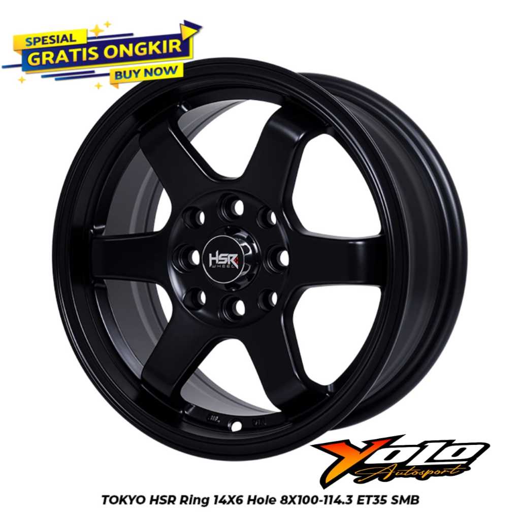 Jual Velg Mobil Ring 14 Hsr TOKYO R14 Cocok Buat Mobil Brio, Agya, Sigra, Vios, Calya, Avanza ...