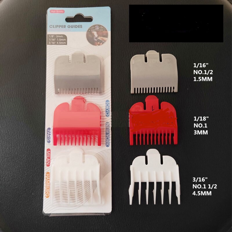 Jual 3pcs Sepatu Clipper Klipper Comb universal ukuran 0.5, 1, dan 1.5 ...