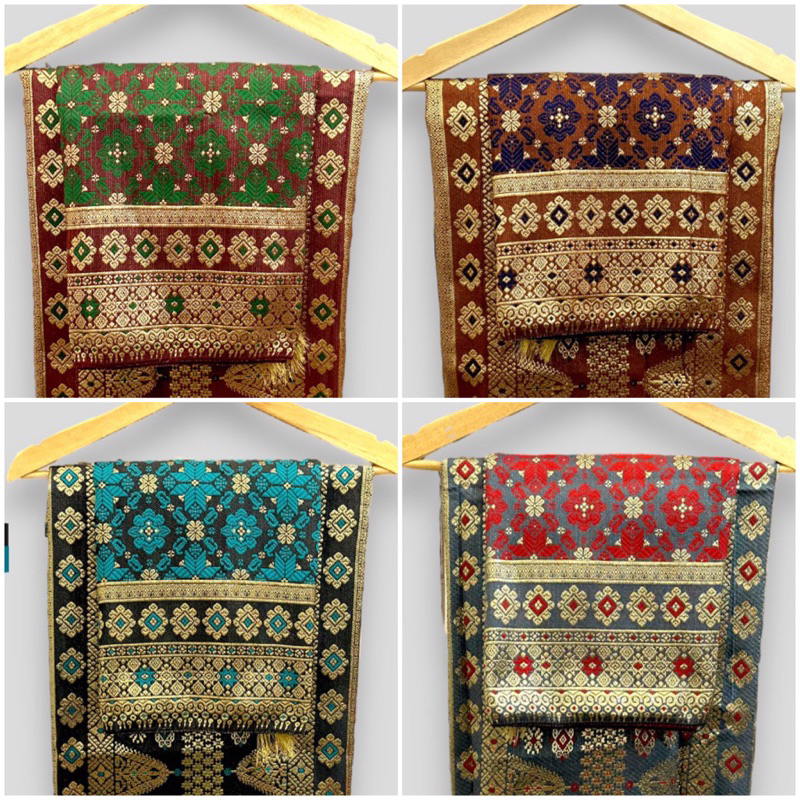 Jual Songket TenunMesin /Bunga Cina Rakam / Songket Palembang Mesin ATBM | Shopee Indonesia