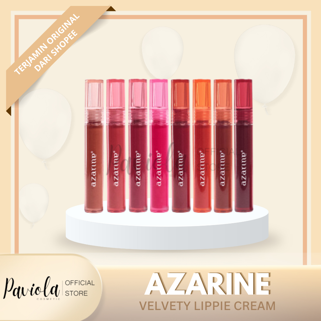 Jual [Azarine x Red Velvet] Velvety Lippie Cream Lightweight Lip Velvet ...