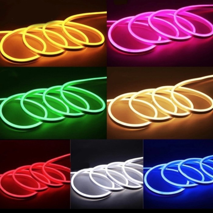 Jual NEON FLEX LAMPU LED NEON FLEX 5M 6M 7M 8M 9M 10M SELANG 220V ...