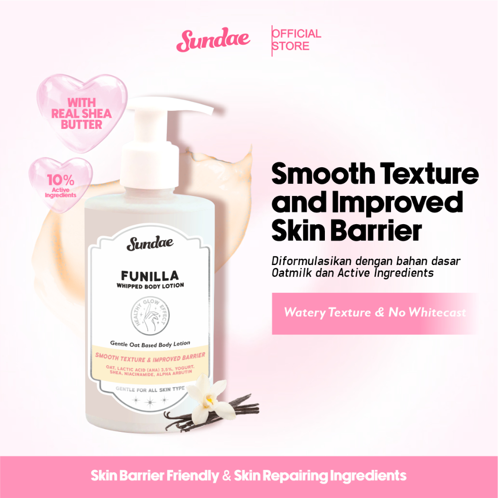 Jual Sundae Whipped Body Lotion - Funilla - Pelembab Badan 250gr ...