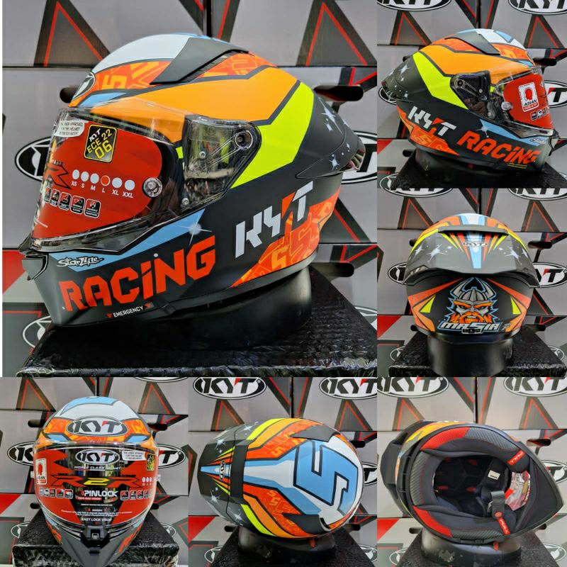 Jual Helm KYT R2R PRO MOTIF MASIA 2022 Replika Matt/E06 | Shopee Indonesia