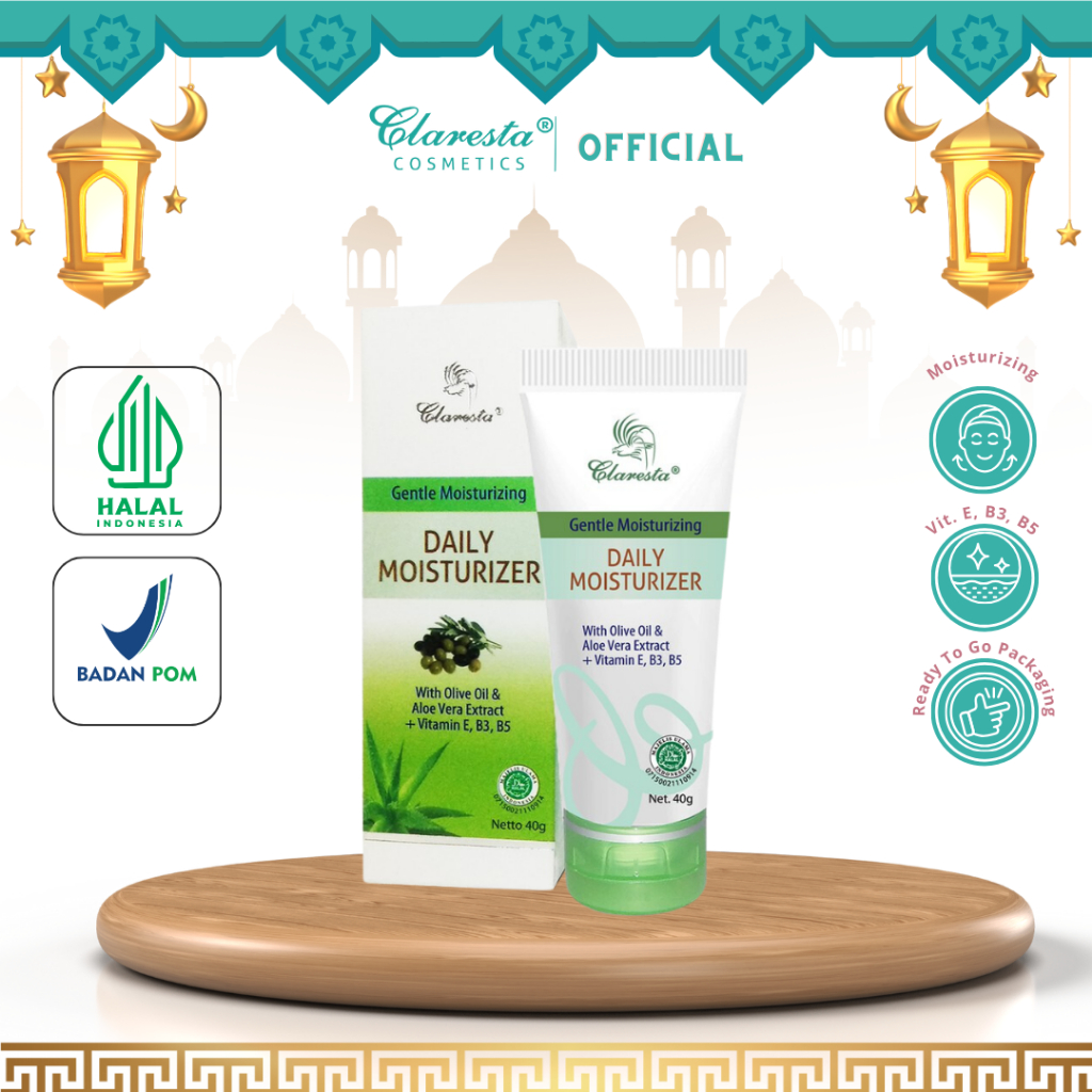 Jual Claresta Daily Moisturizer 40 g | Shopee Indonesia