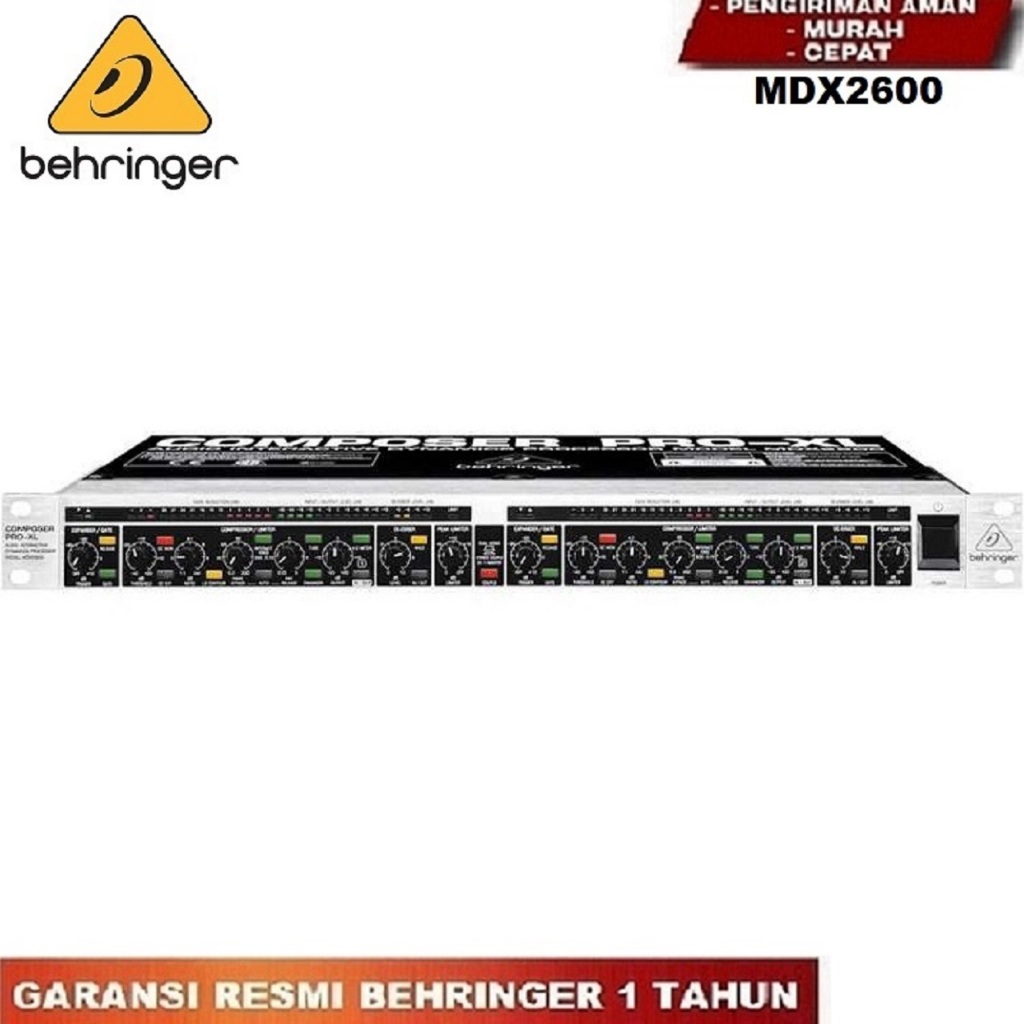 Jual Behringer Composer Pro XL MDX2600 V2 - 2 Channel Compressor ...