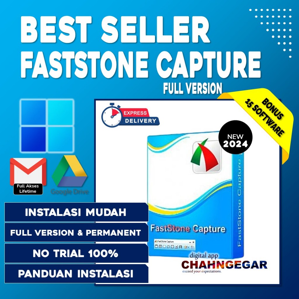Jual License Perekam Layar FastStone Capture 2024 Pro Lifetime - 1 PC ...
