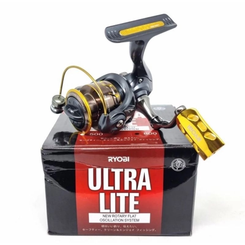 Jual REEL PANCING RYOBI ULTRA LITE 800 (handle gepeng) | Shopee Indonesia