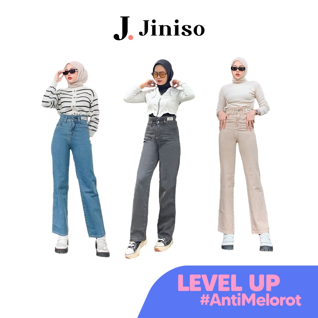 Jual JINISO - Ultra Highwaist Loose Level Up Jeans Vol. 2 | Shopee ...