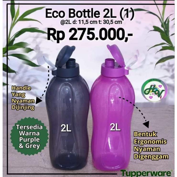 Jual Eco 2L botol tupperware | Shopee Indonesia