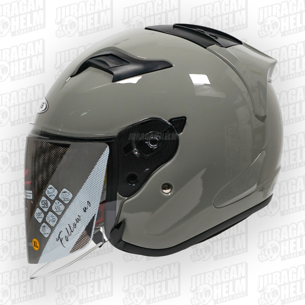 Jual Helm Zeus ZS-627 AUDI GREY - Single Visor | Shopee Indonesia