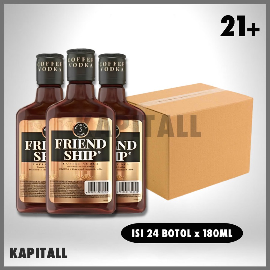 Jual FRIENDSHIP COFFEE VODKA 1 DUS 24 BOTOL | Shopee Indonesia