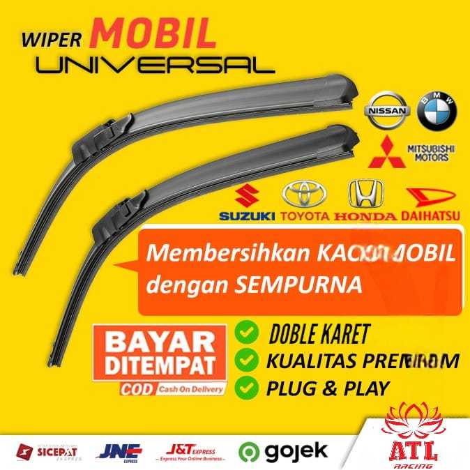 Jual WIPER MOBIL UNIVERSAL SESUAI UKURAN DAN TIPE MOBIL | Shopee Indonesia
