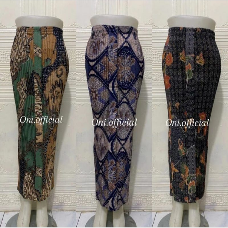 Jual Rok Plisket Batik Instan/Rok Batik Wiru/Rok Wisuda/Bawahan Kebaya ...