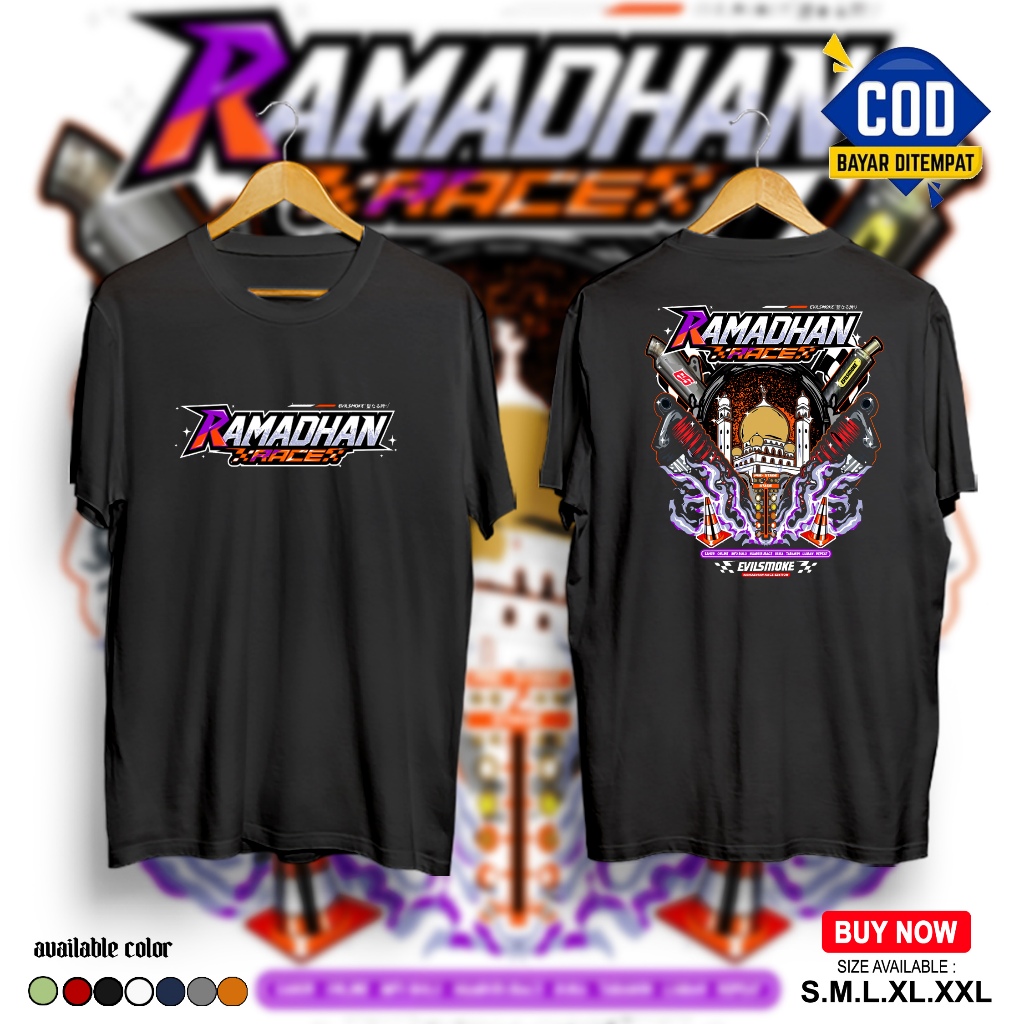 Jual Kaos Ramadhan Race 2024 VOL.2 2stroke 4 stroke Baju Evilsmoke ...