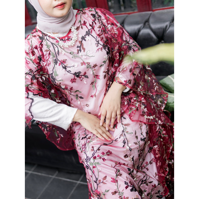 Jual [READY] ILAYYA SET KAFTAN DRESS LEBARAN | ONE SET LEBARAN by ...