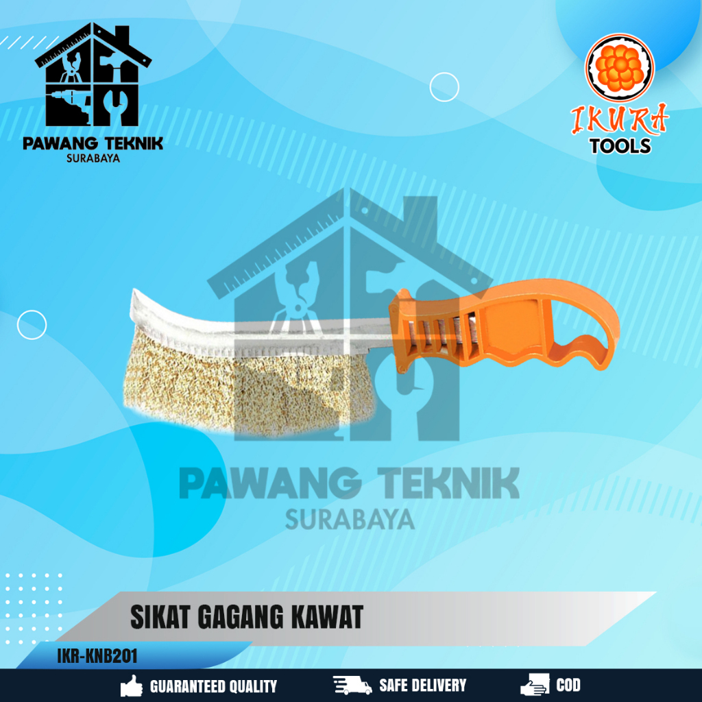 Jual Ikura Tools Sikat Kawat Kuningan Baja Gagang Fiber Golok Hand Wire ...