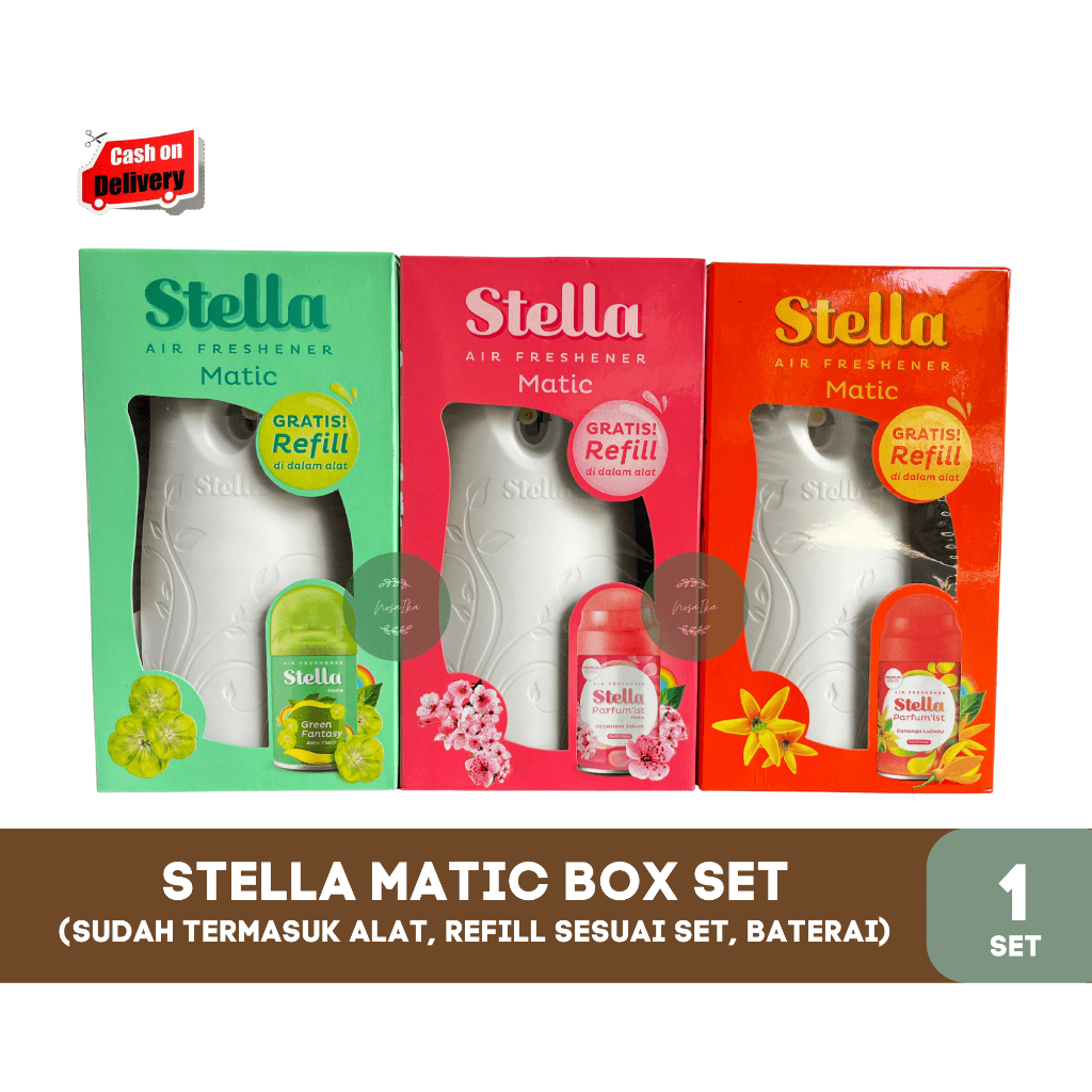 Jual STELLA MATIC ALAT BOX SET PLUS ISI dan Baterai | Shopee Indonesia