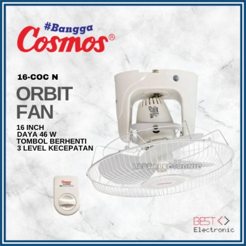 Jual COSMOS ORBIT FAN 16 COCN 16COCN 16-COC N 16 IN KIPAS ANGIN PLAFON ...
