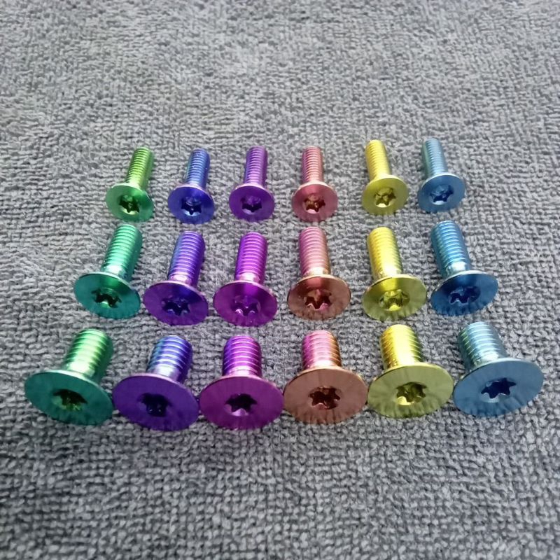 Jual Baut Flat Titanium Vietnam (M6x20mm,M6x15mm,M6x12mm,M5x30mm ...