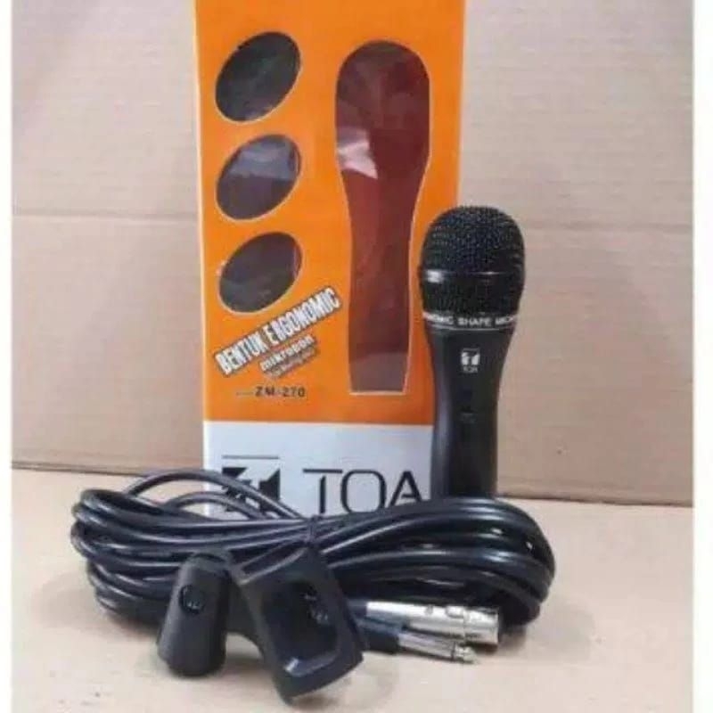 Jual Mic Kabel Toa ZM-270 Microphon Original | Shopee Indonesia
