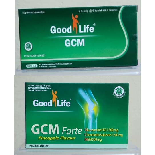 Jual Good Life GCM Forte / GCM Tablet - Glucosamine MSM Suplemen ...