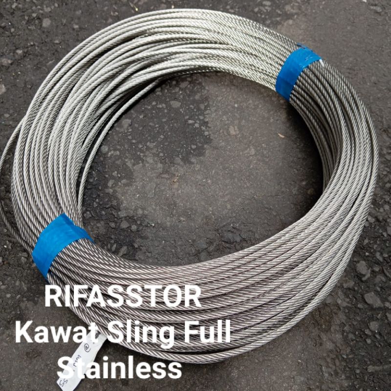 Jual Jual Kawat Sling bahan stainless 2 mm | Shopee Indonesia