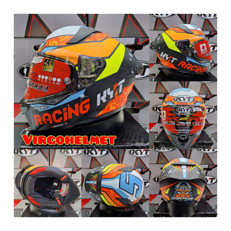 Jual HELM KYT R2R PRO MOTIF NEW MASIA 2022 MATT ORIGINAL SNI DOT ...