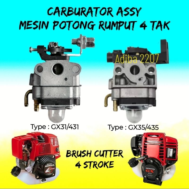 Jual Carburator assy GX31/Gx35 karburator mesin potong rumput 4 tak model honda | Shopee Indonesia
