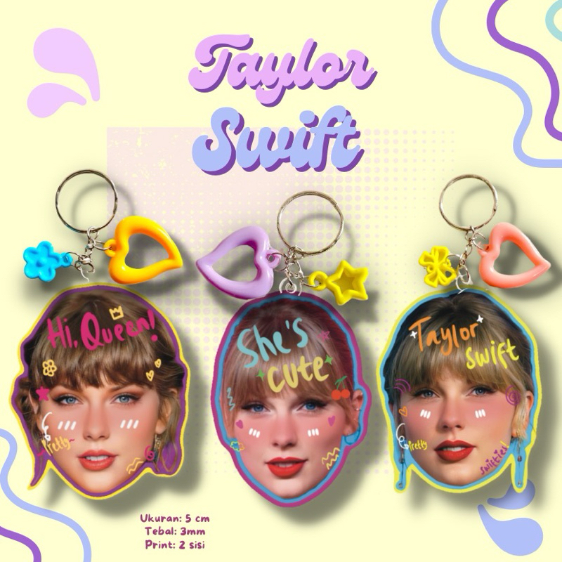 Jual Taylor Swift Keychain Acrylic | Shopee Indonesia