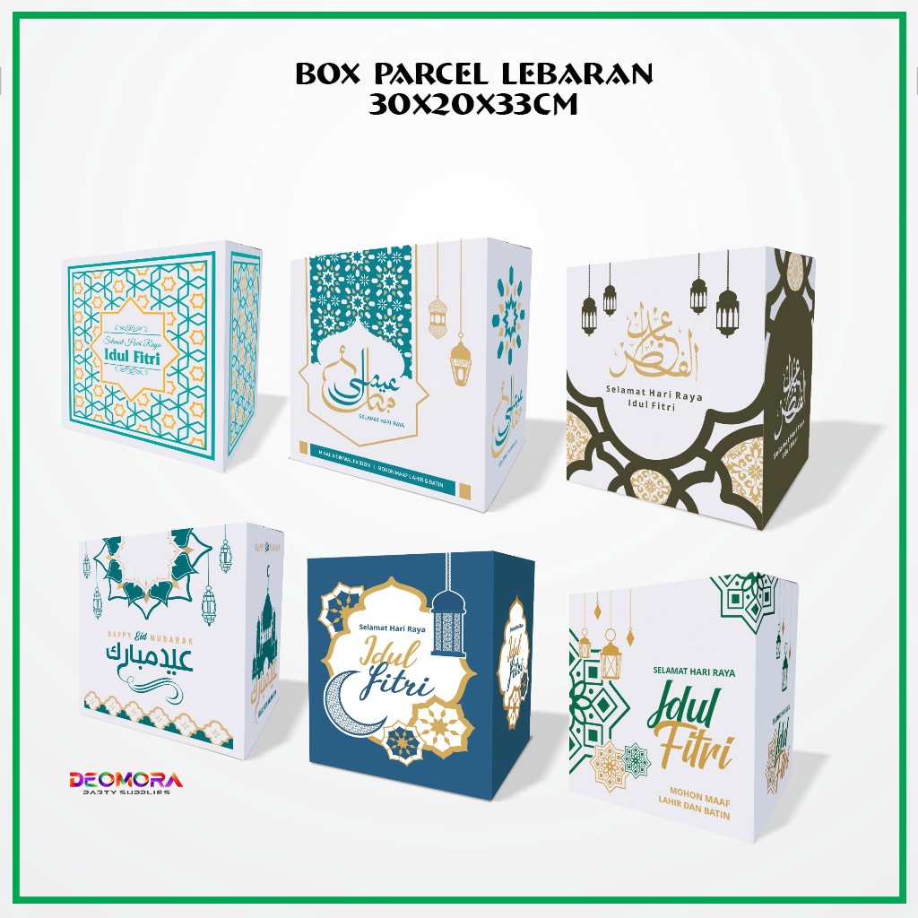 Jual Kardus Parcel Lebaran Karton Idul Fitri 30x20x33cm I Box Hampers ...