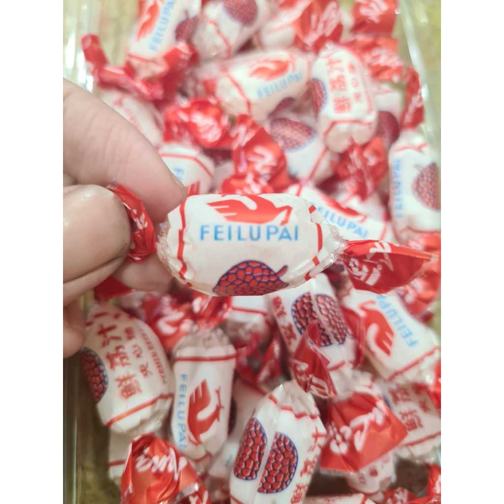 Jual PERMEN LECI LYCHEE FEILUPAI ISI 15 BUTIR PERMEN JAJANAN JADUL ...