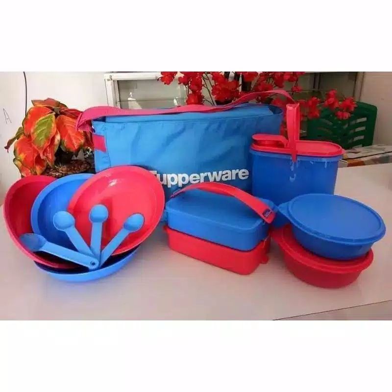 Jual PROMO Tupperware Ohana Set untuk piknik lengkap | Shopee Indonesia