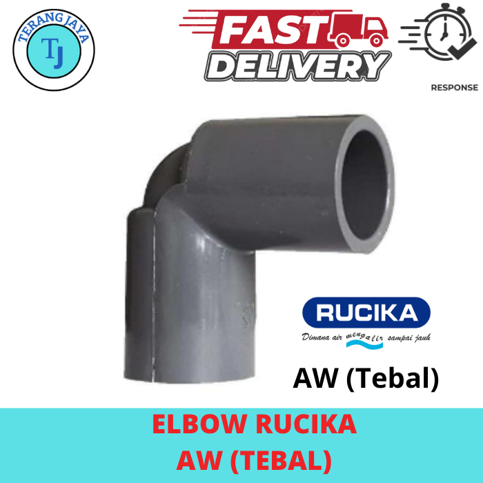 Jual ELBOW (AW) RUCIKA - 1½ 2 3 4 INCH - KNEE LBO SAMBUNGAN FITTING ...