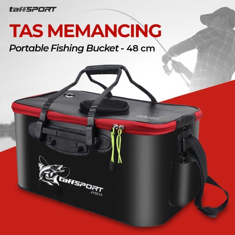 Jual Tas Perlengkapan Memancing Portable Fishing Bucket Kotak Ikan ...