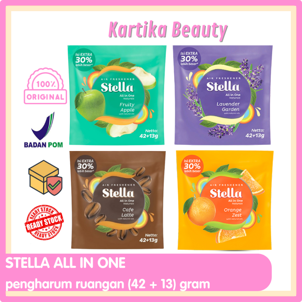 Jual STELLA ALL IN ONE AIR FRESHENER PEWANGI RUANGAN WANGI SEGAR ...