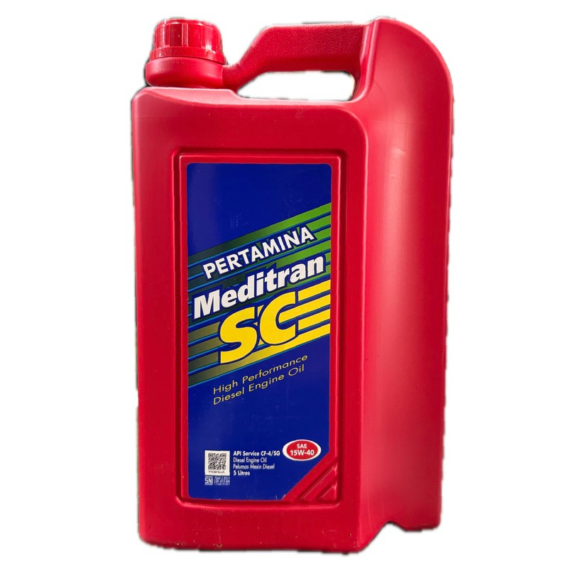 Jual OLI MEDITRAN SC SAE 15W-40 5 LITER/PELUMAS MESIN MOBIL&TRUK DIESEL 5 L | Shopee Indonesia