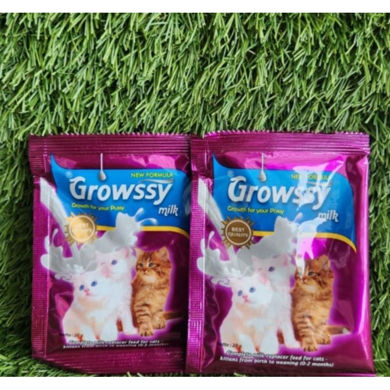 Jual Susu Kucing Growssy 20 Gr 1 Sachet | Cat Milk Susu Anak Kucing ...