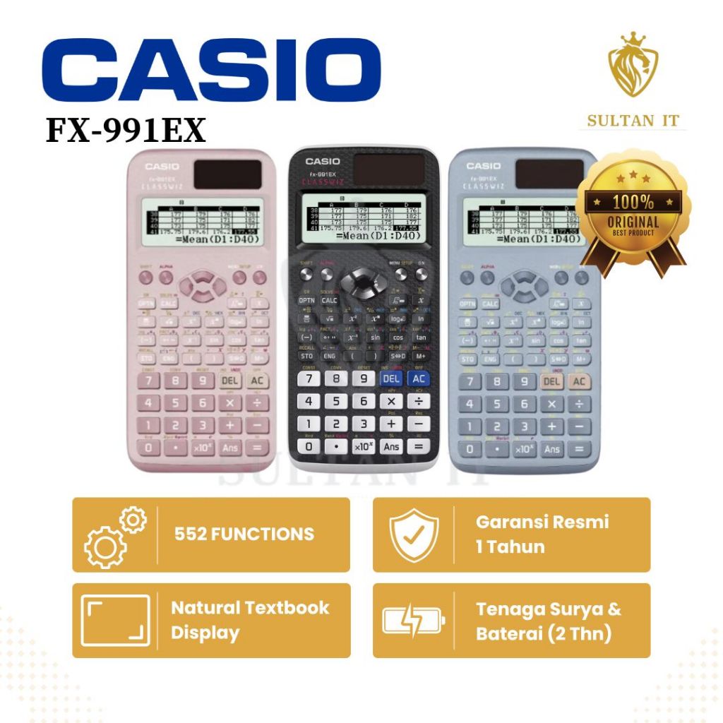 Jual Kalkulator Scientific Casio FX 991EX Kalkulator Ilmiah Original ...