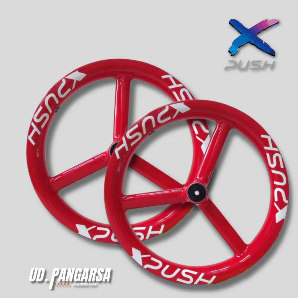 Jual Wheelset velg xpush pushbike racing carbon whellset balance bike | Shopee Indonesia