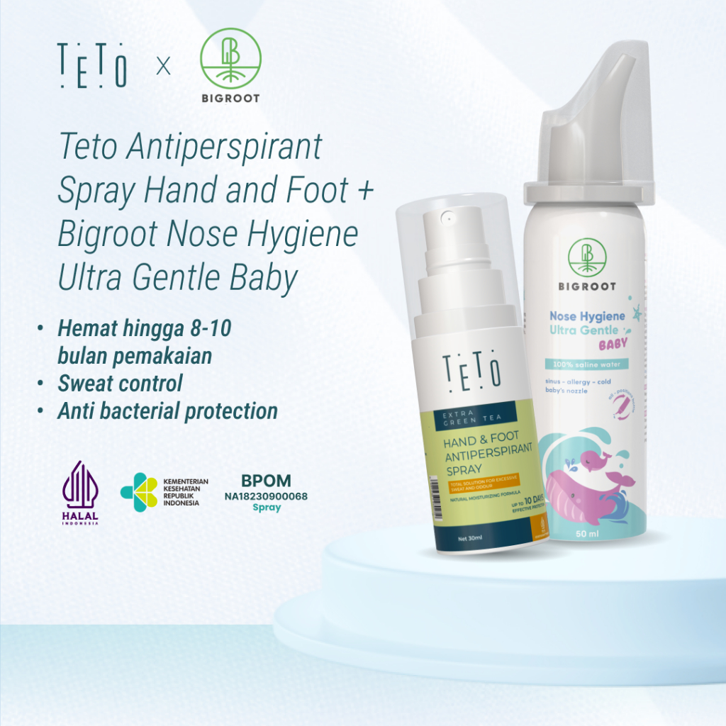 Jual TETO - Hand and Foot 30ml yang mengurangi keringat & bau hingga 10 ...