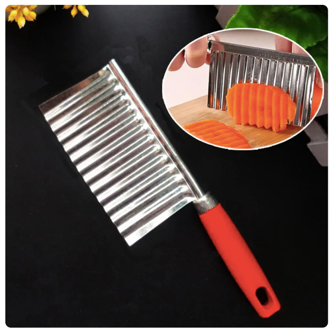 Jual Pisau Kentang Gelombang / Pisau Acar | Shopee Indonesia