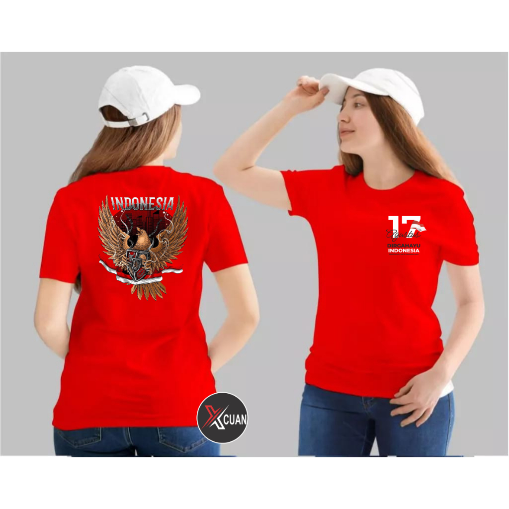 Jual kaos 17 AGUSTUS BLK GARUDA INDONESIA T-shirt Baju pria/wanita ...
