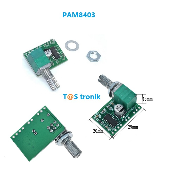 Jual PAM8403 Mini Digital Amplifier 3W PAM 8403 GF1002 | Shopee Indonesia