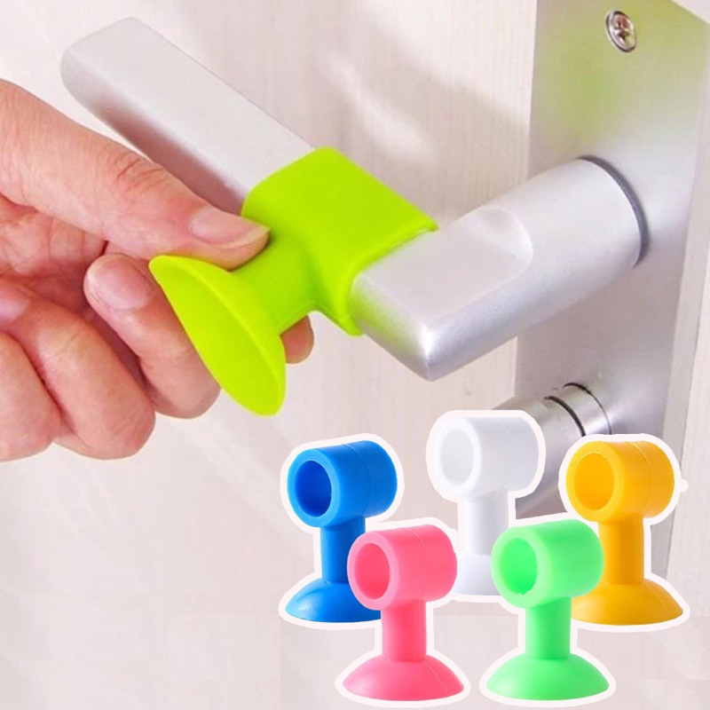 Jual Karet Silikon Pengaman Pegangan Gagang Pintu Pelindung Benturan ...