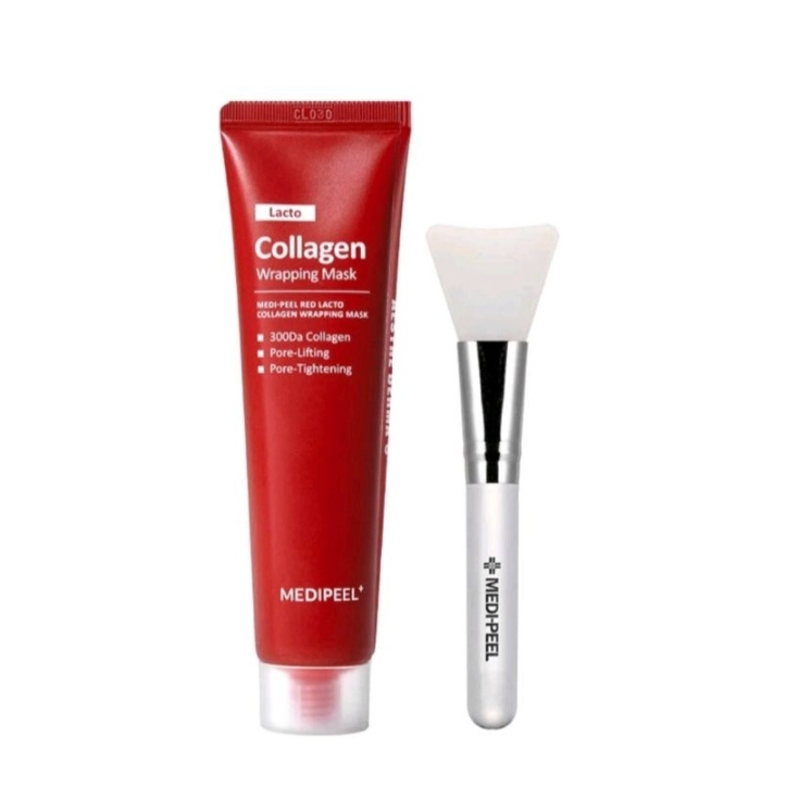 Jual MEDIPEEL Red Lacto Collagen Wrapping Mask 70ml atau 10ml | Shopee ...