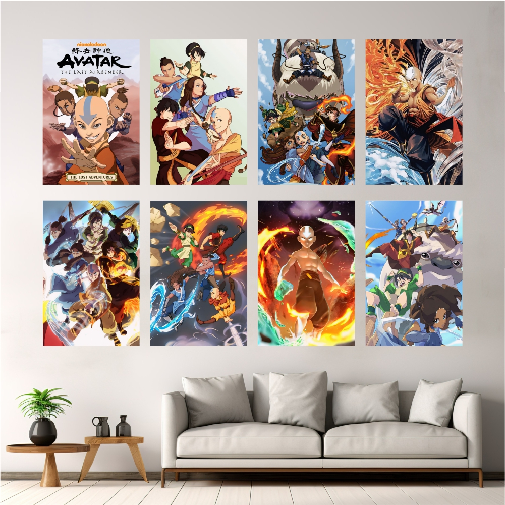 Jual Hiasan Dinding Anime Avatar | Poster Dinding Kayu Anime Avatar ...